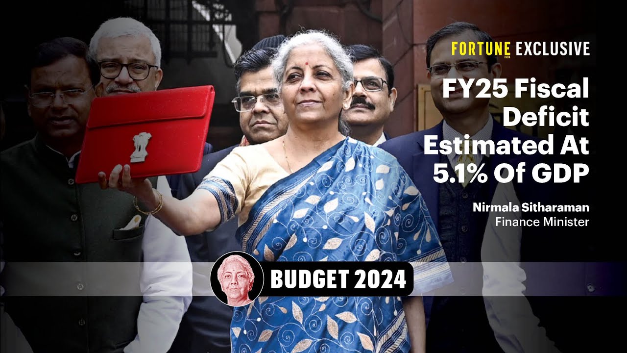 FY25 fiscal deficit estimated at 5.1% of GDP - YouTube