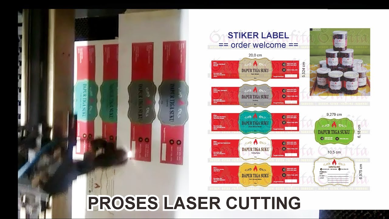 Proses Laser Cutting - YouTube