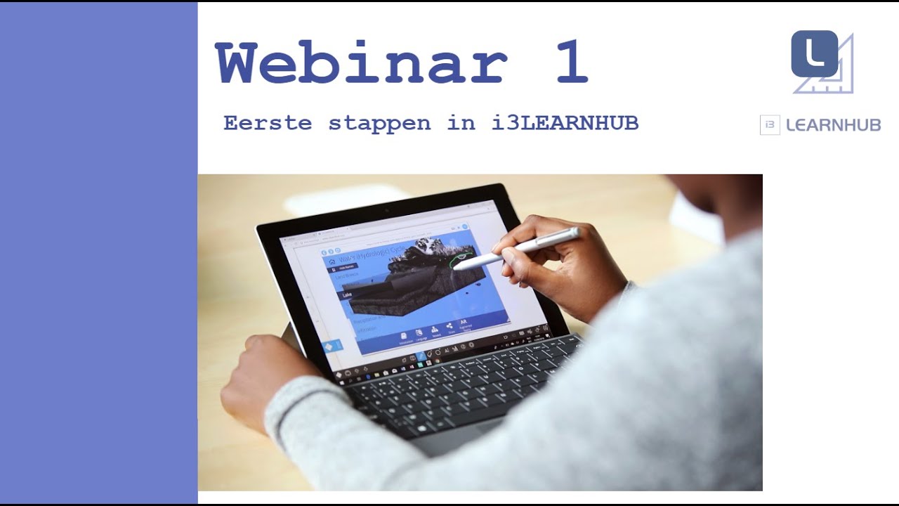 Webinar - De eerste stappen in i3LEARNHUB - YouTube