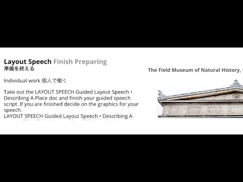 Layout Speech Slides show How-to - YouTube