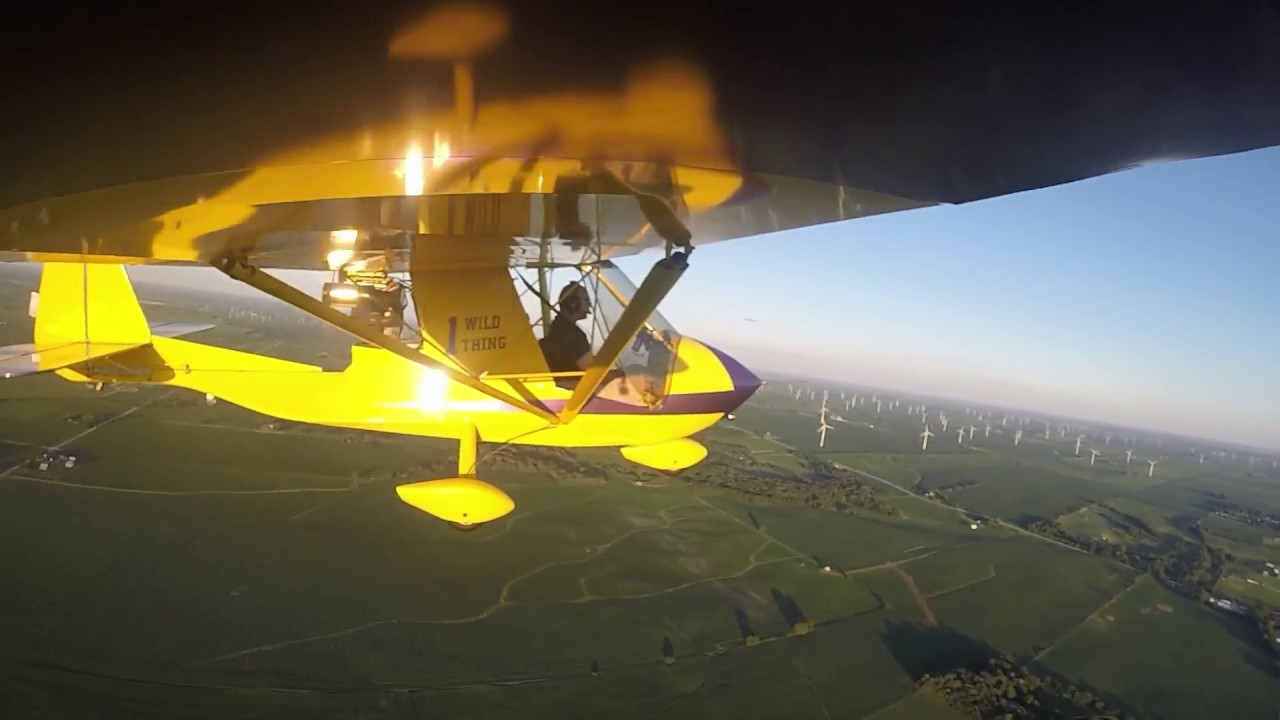 Flying Challenger 1 Ultralight Airplane - YouTube