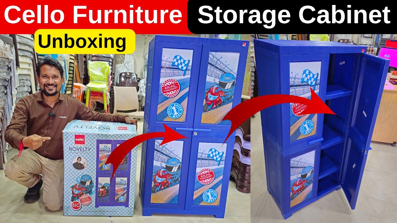 Unboxing Cello Novelty Storage Cabinet for Kids Review with Price! How ...