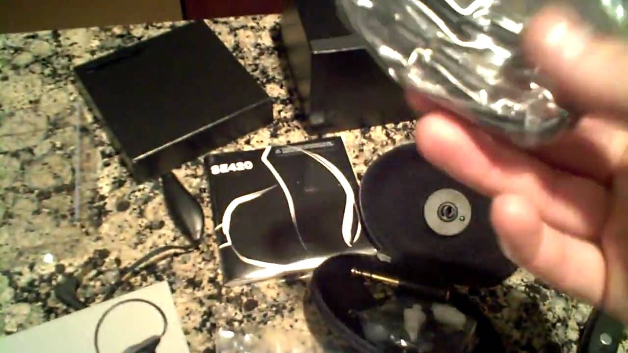 Shure SE420 Unboxing - YouTube