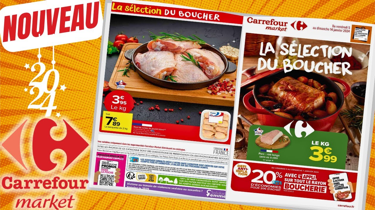 catalogue CARREFOUR MARKET du 5 au 14 janvier 2024 💛 LA SÉLECTION DU ...