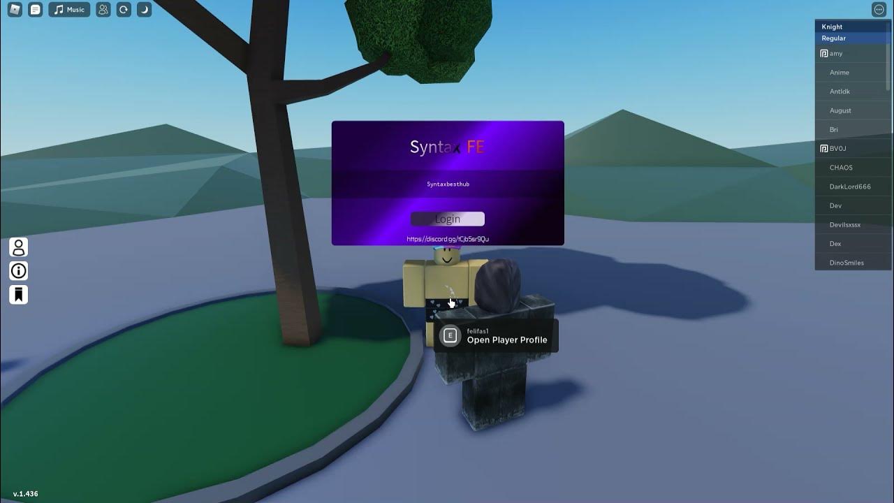 #roblox Syntax v2 hub trolling gui - YouTube