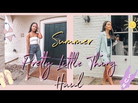 SUMMER PRETTY LITTLE THING TRY ON HAUL- AYSE&ZELIHA