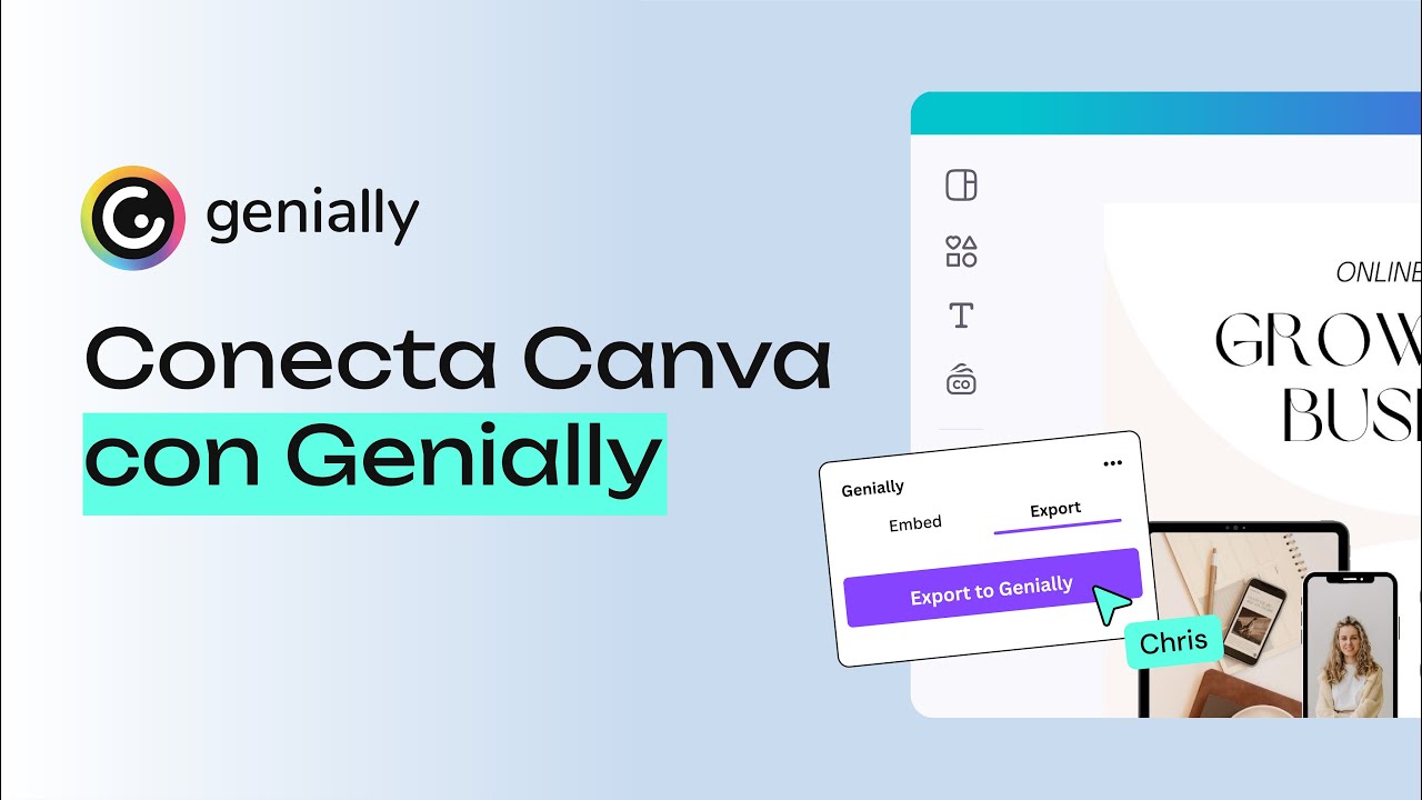 Conecta Canva con Genially | Crea contenido interactivo - YouTube