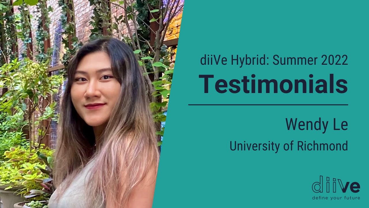 Testimonials: Wendy Le, University of Richmond - YouTube
