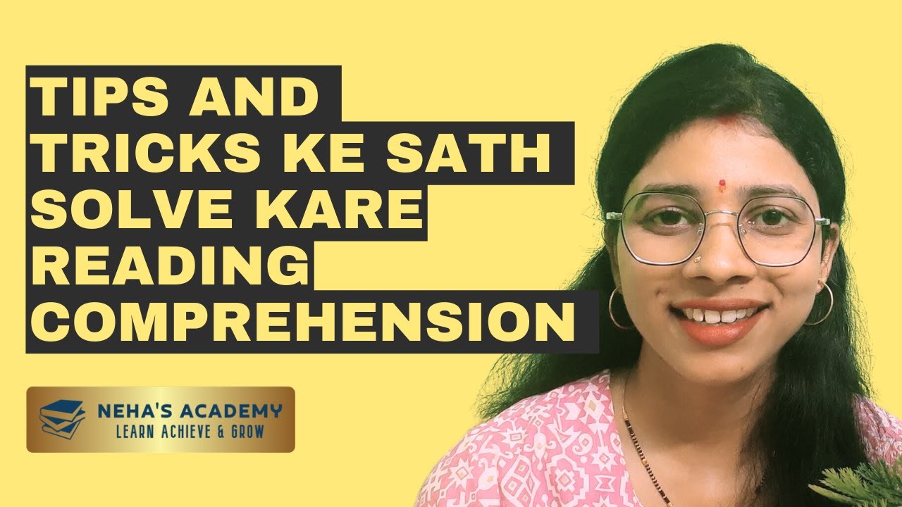 Reading Comprehension Samjhna Hai Bilkul Simple | Neha's Academy - YouTube