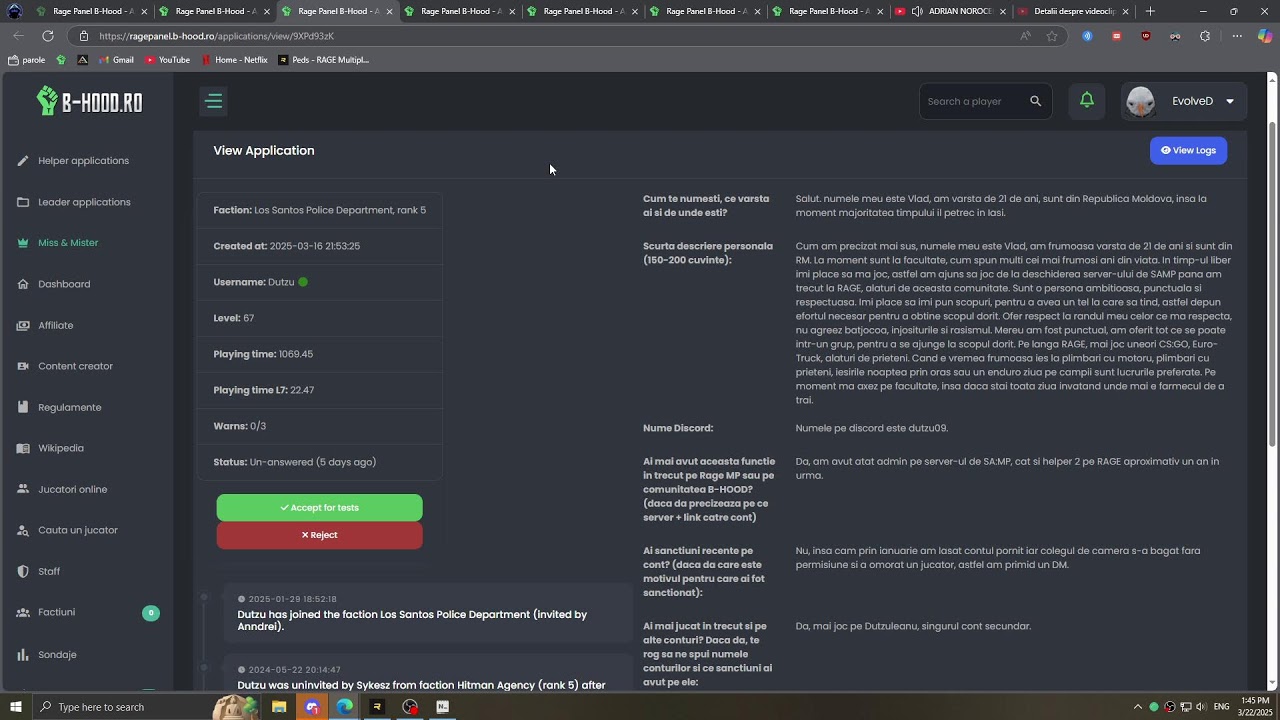 🔥 Teste helper pe Rage B-hood - YouTube