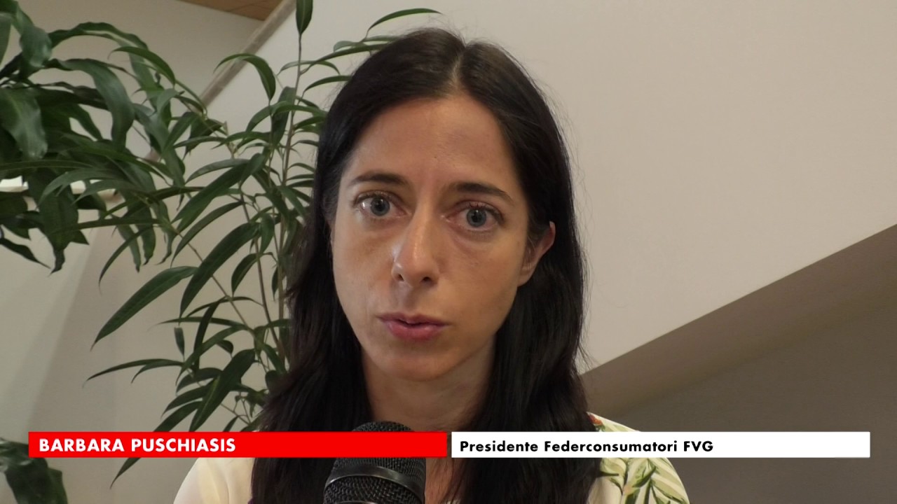 Intervista a Barbara Puschiasis, presidente Federconsumatori Fvg - YouTube