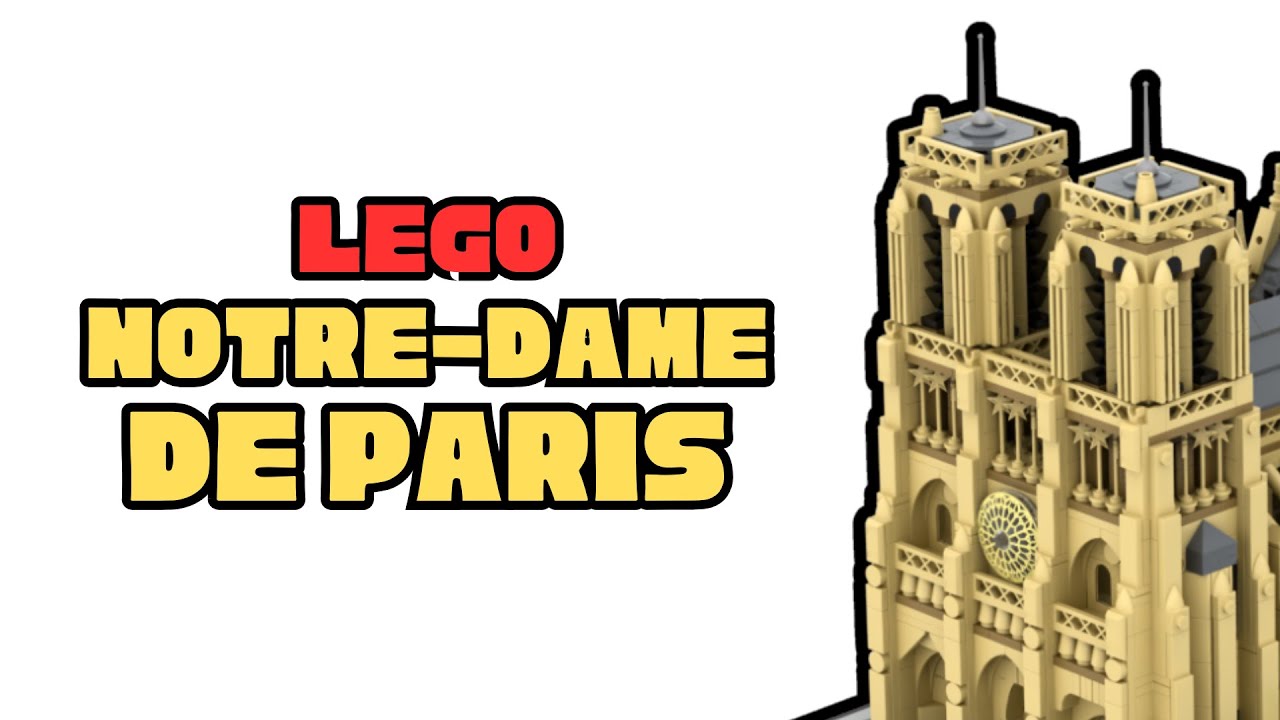 Building the LEGO Architecture Notre Dame CHRONOLOGICALLY! - YouTube
