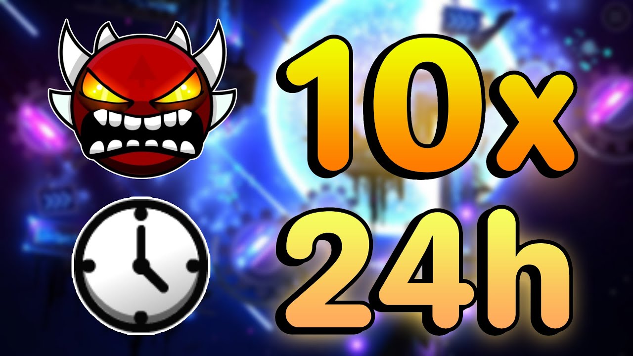 He beat 10 Extreme Demons.. WITHING 24 HOURS - YouTube