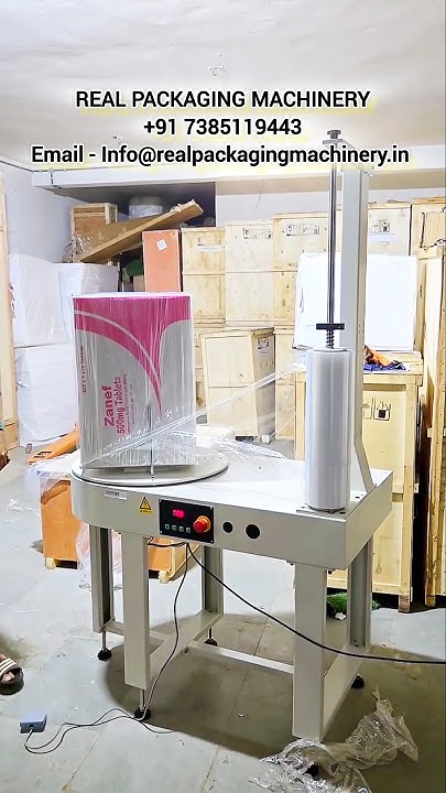 Box Wrapping Machine | Semi automatic Box wrapping - YouTube