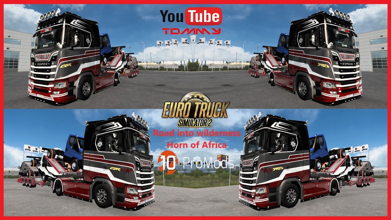 🟢LIVE ETS 2 Combo Map Promods+RIW+Horn of Africa Continuam drumul catre ...