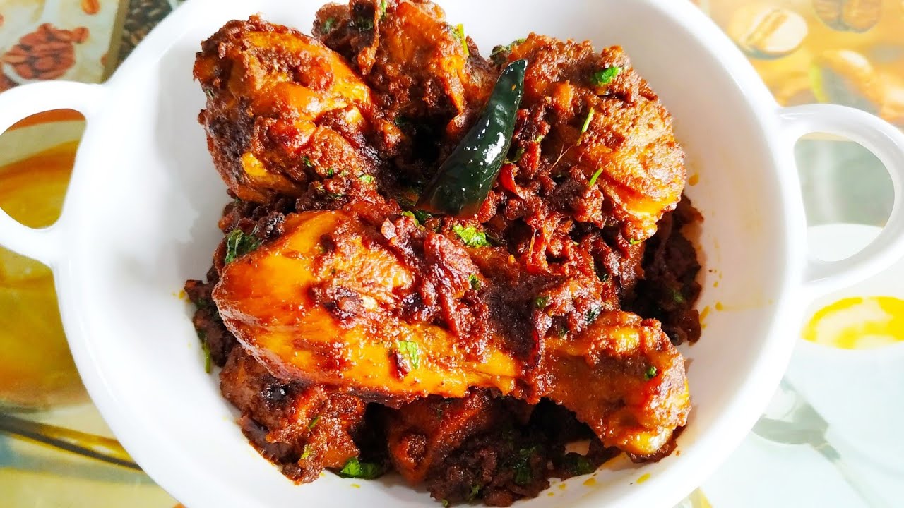 Bhuna Chicken Recipe | Dhaba style Chicken Bhuna recipe | Chicken Bhuna ...