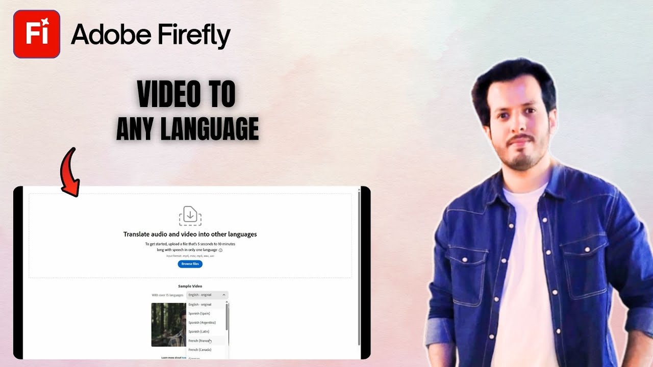 How to Turn Your Video to Any Other Language in Adobe Firefly | Step-by ...