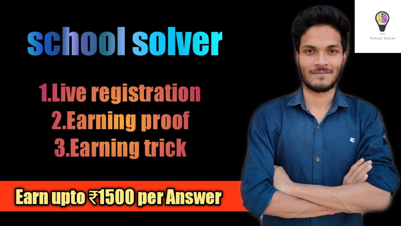 School Solver | Earn money online by answering questions | live ...