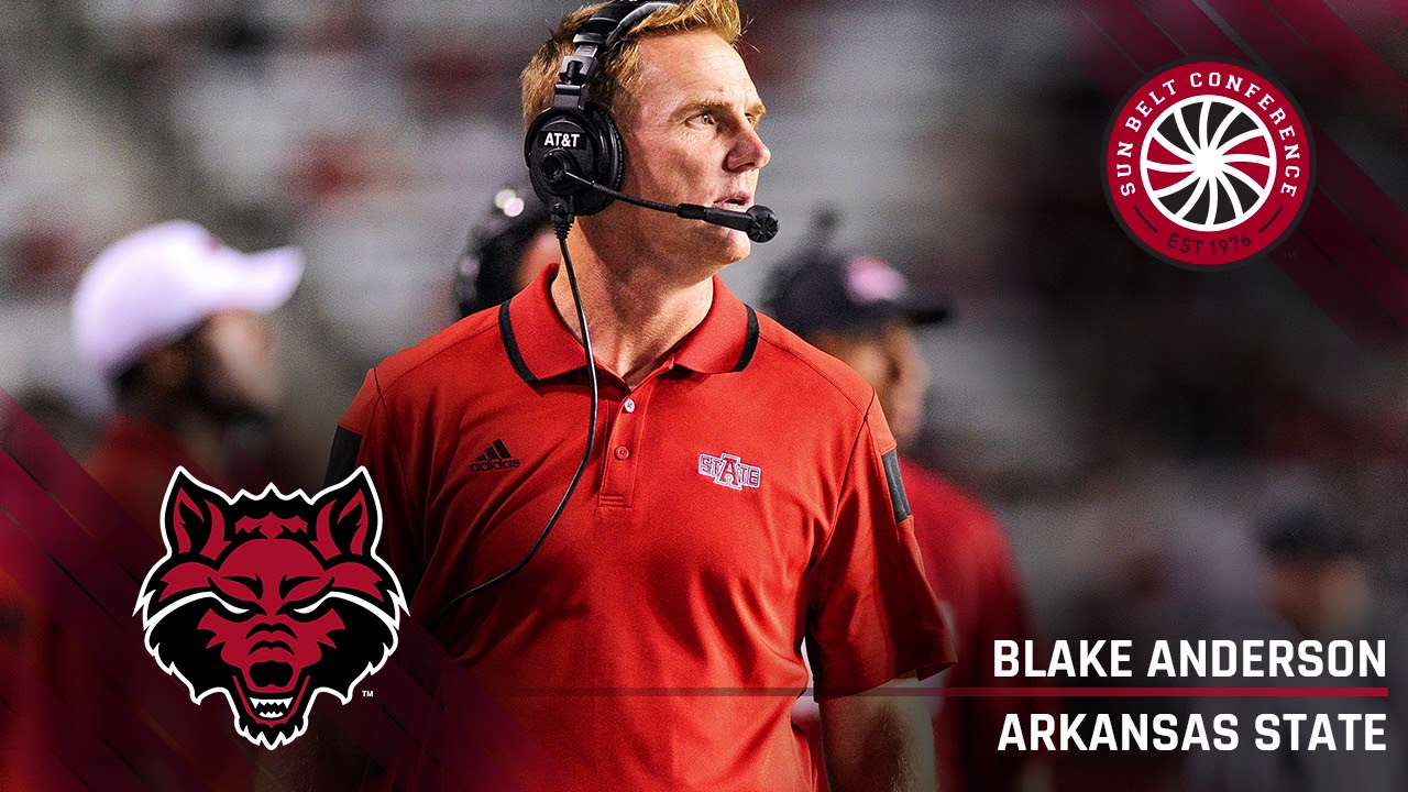 Arkansas State Head Coach Blake Anderson - YouTube