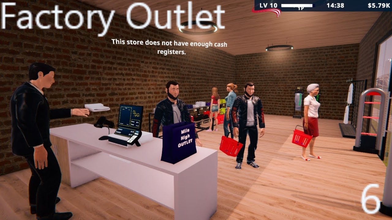 Factory Outlet Simulator 6 - YouTube