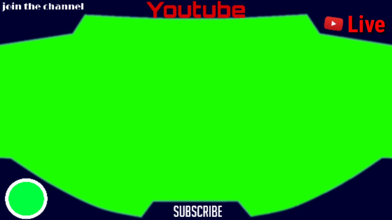 Gaming Live Screen | Green Screen Animation Video(1) - YouTube