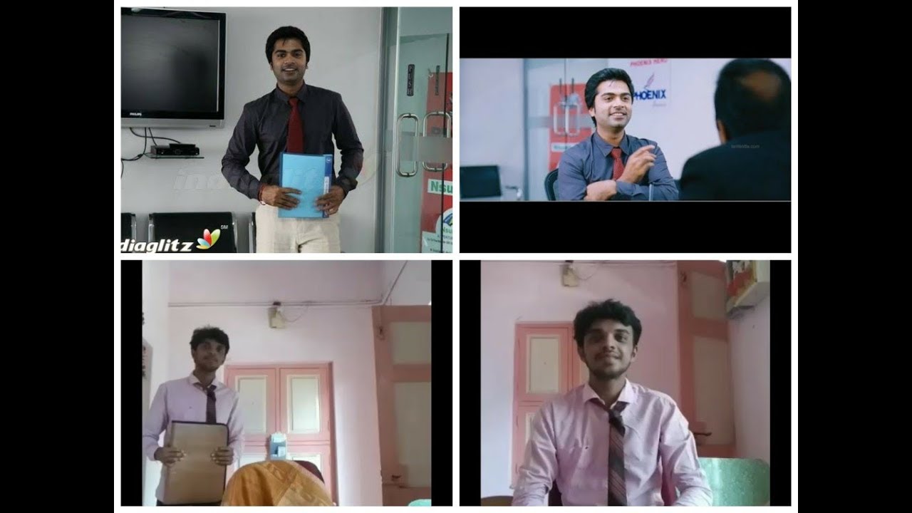 Dubsmash|Vaalu interview comedy scene| Simbu|Hansika - YouTube