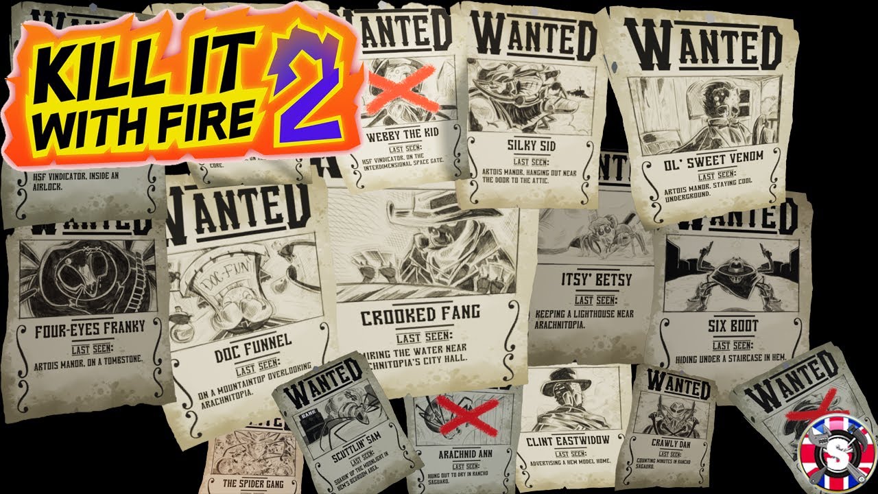Kill It With Fire 2 | Taking Out The Most Wanted Spiders - YouTube