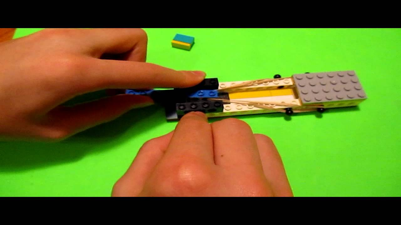 How to Make a Lego Brick Launcher - YouTube