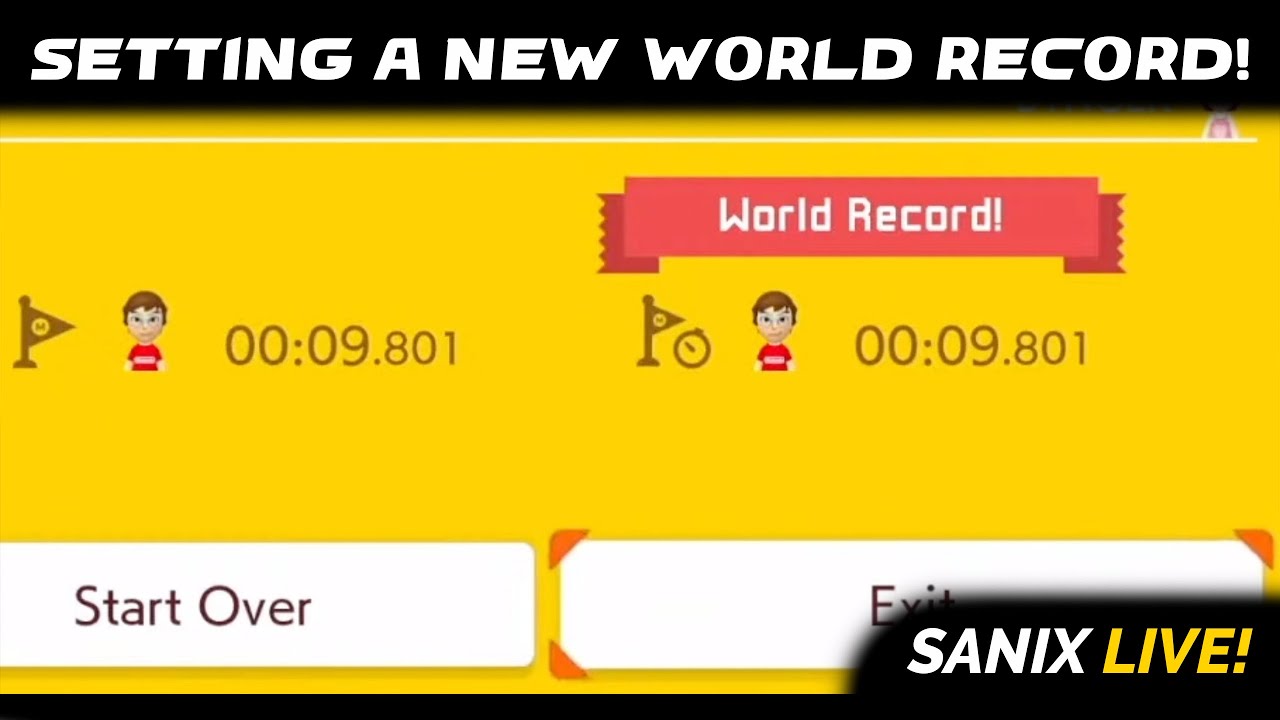 SETTING MY FIRST WORLD RECORD! | Super Mario Maker 2 | SANIX LIVE ...