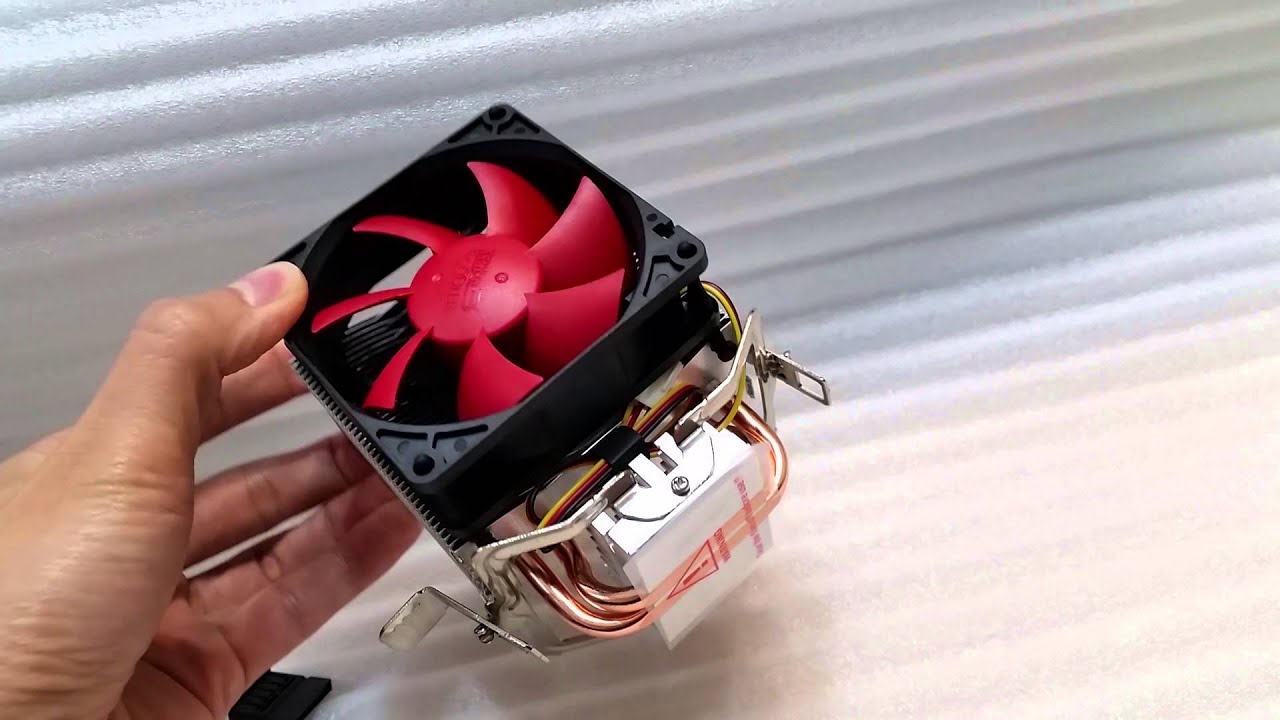 PC Cooler Red Ocean Mini S80 CPU Cooler 80mm Fan With Heatpipes ...