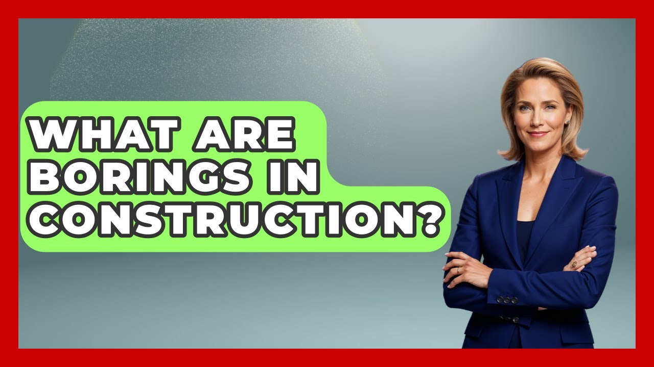 What Are Borings In Construction? - Civil Engineering Explained - YouTube