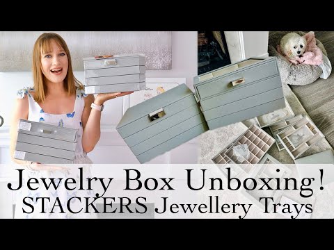 Stackers Jewellery Boxes Unboxing! Jewelry Box Haul!
