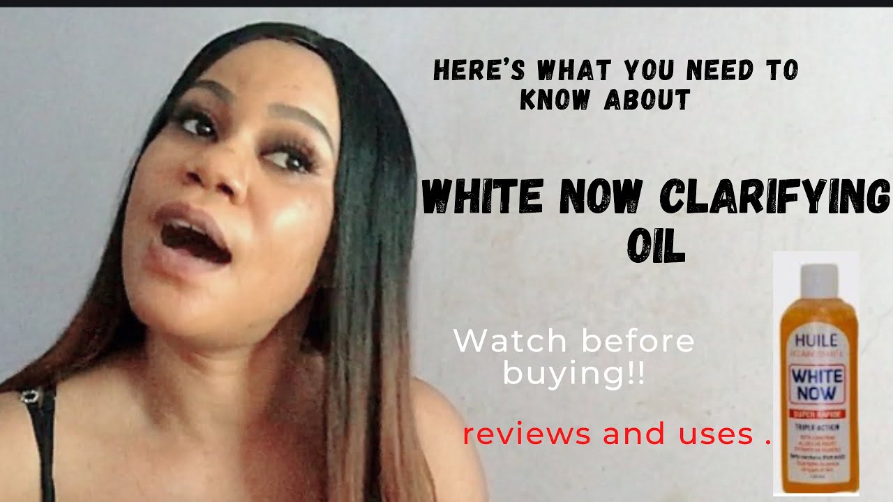 ONE OF THE BEST GLOW AND CLARIFYING OIL+WATCH TILL THE END+WHITE NOW. # ...