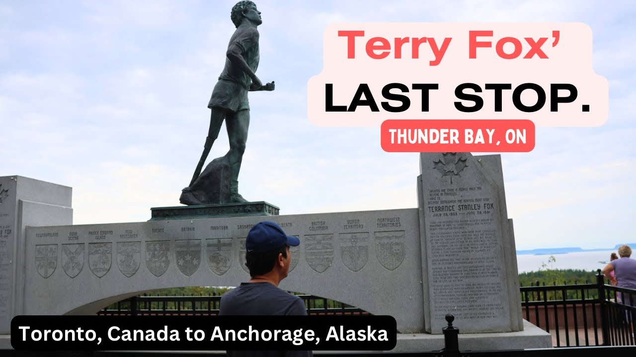 Thunder bay & Terry Fox. The Statue of Terry Fox | Reel #5 | Road Trip ...