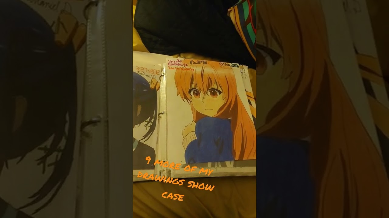 Me showing off my drawings part 2. - YouTube