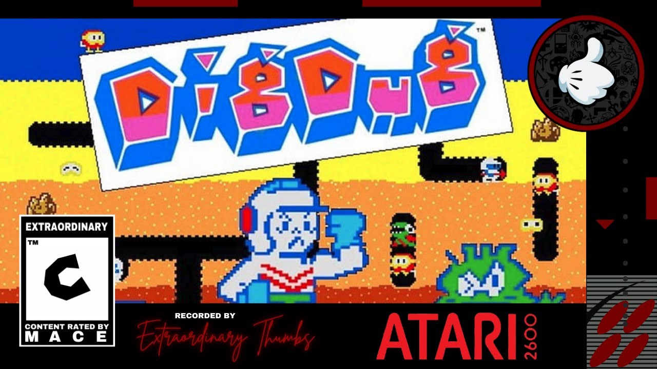 Dig Dug - 1 - 2 Stages Clear - YouTube