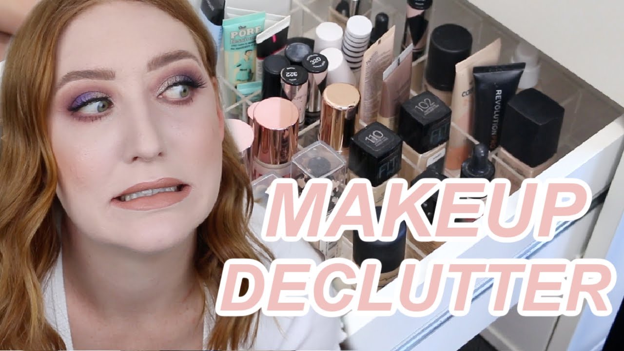 Concealer & Foundation Declutter 🙅🏼‍♀️ Makeup Declutter Part 2 - YouTube