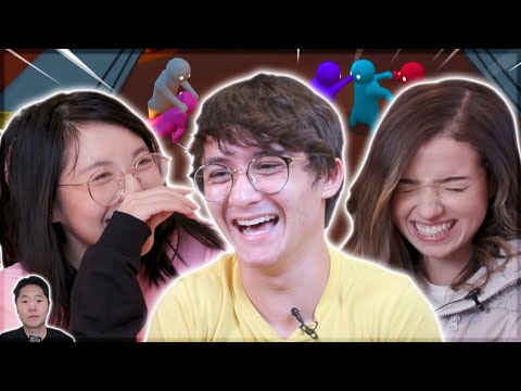 CLICKBAIT EXODIA - LILYPICHU, MICHAEL REEVES, & POKIMANE | Gang Beasts