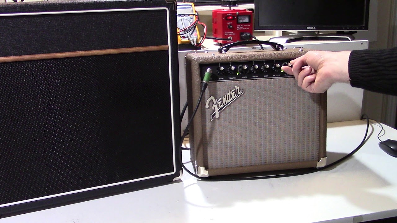 Fender Champion 20 (Modified) Guitar Modelling Amp - YouTube
