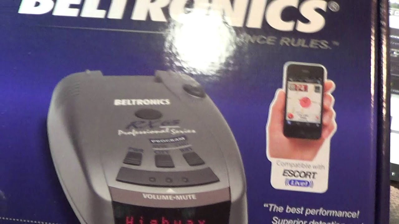 Beltronics RX65 Professional Series - YouTube