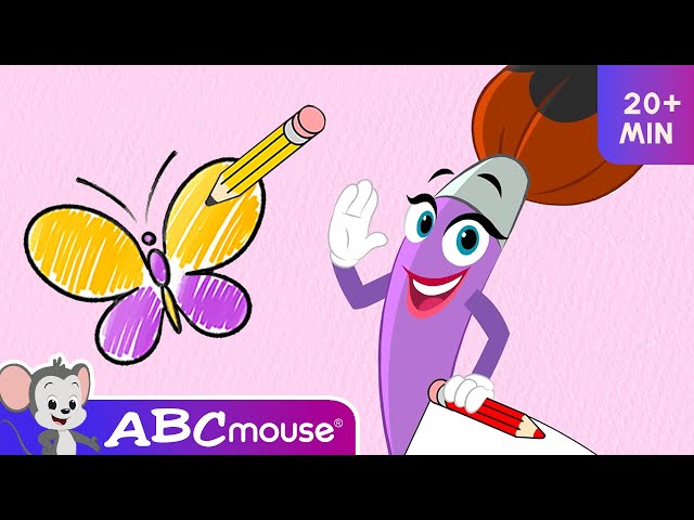 🦋 Butterflies, 🌳 Trees, and More! | Art with Violet 🎨 | ABCmouse Art ...