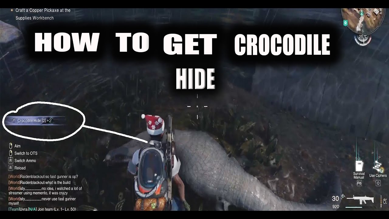 How to get Crocodile Hide Essential Tips and Guidelines Once Human ...