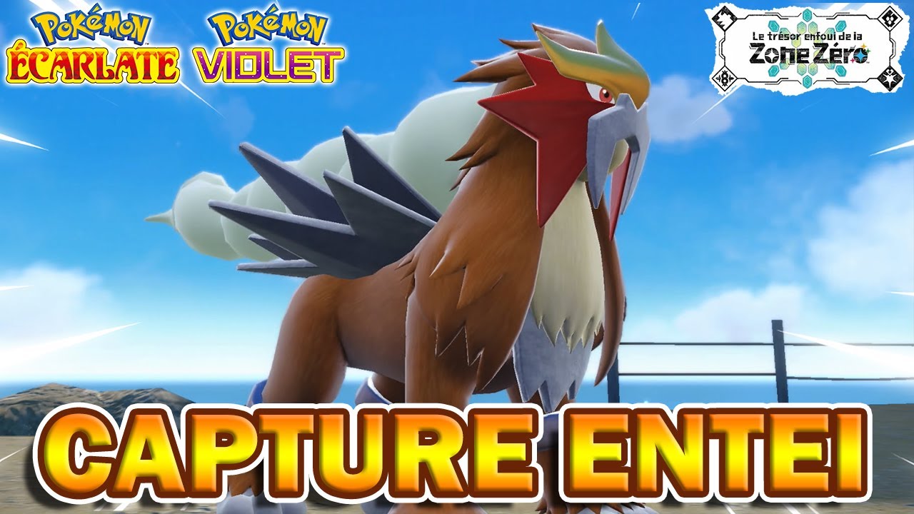 CAPTURER ENTEI | Pokémon Violet & Écarlate [ DLC Disque Indigo ] - YouTube