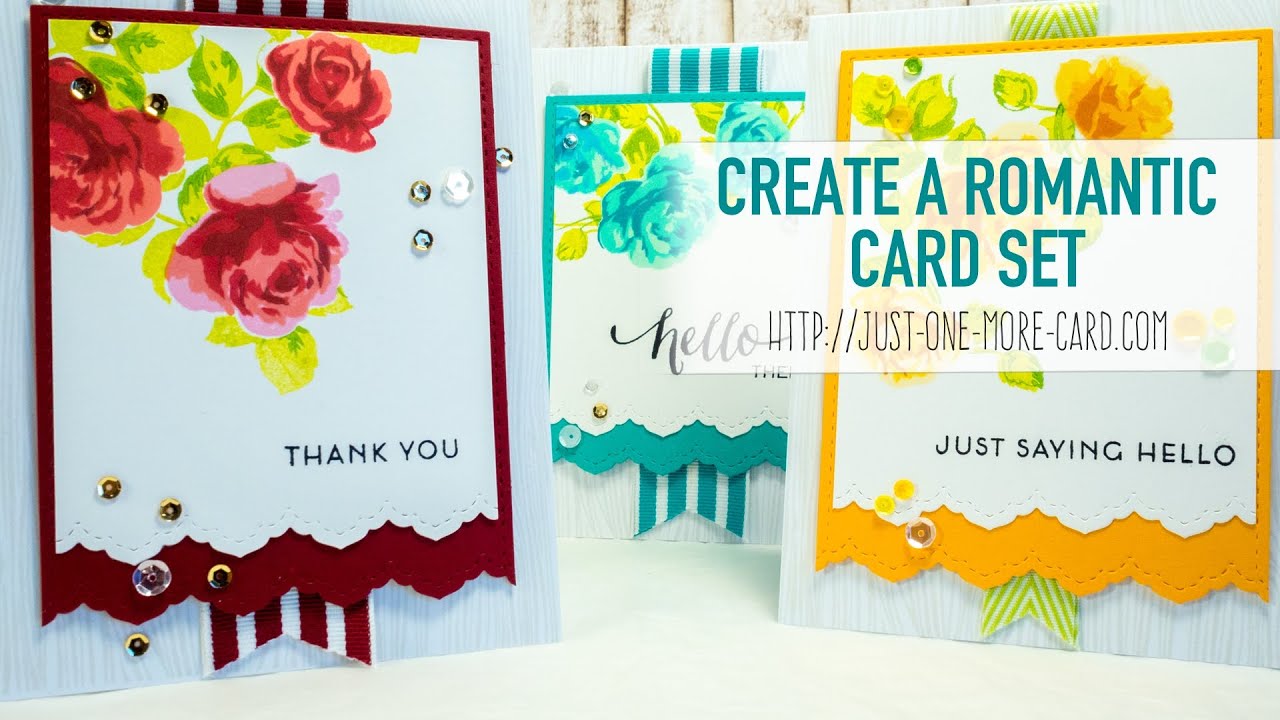 Create A Romantic Card set - YouTube