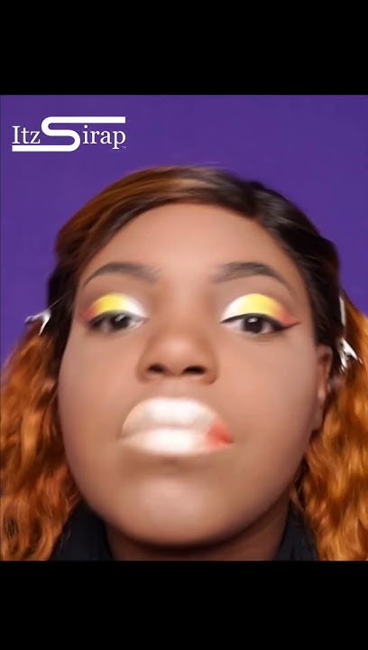 Candy Corn Makeup Look Halloween Makeup Tutorial Glitter Eyes And Lips Tutorial Itz Sirap