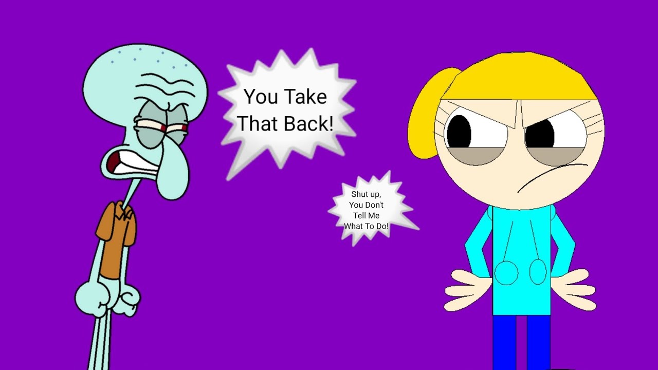 Squidward Tentacles vs Claire Mitchell Intro (for @ks243themadplayer5 ...