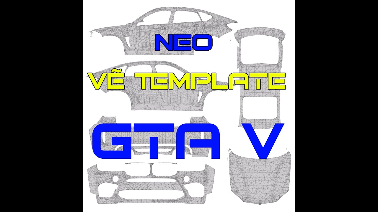 Hướng Dẫn Vẽ Template Xe GTA V - | FiveM | Gta V | Mod Xe | Offline ...