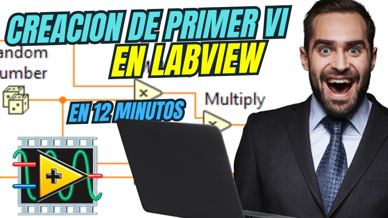 Curso LabVIEW | Clase 05: Creacion de primer VI en LabVIEW - YouTube