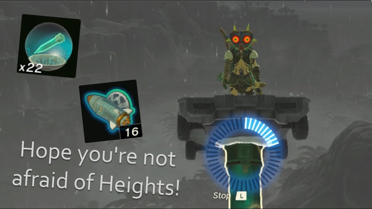 Zelda TOTK - How to make TOTK's very own Sky-Reaching Pogo Stick - YouTube