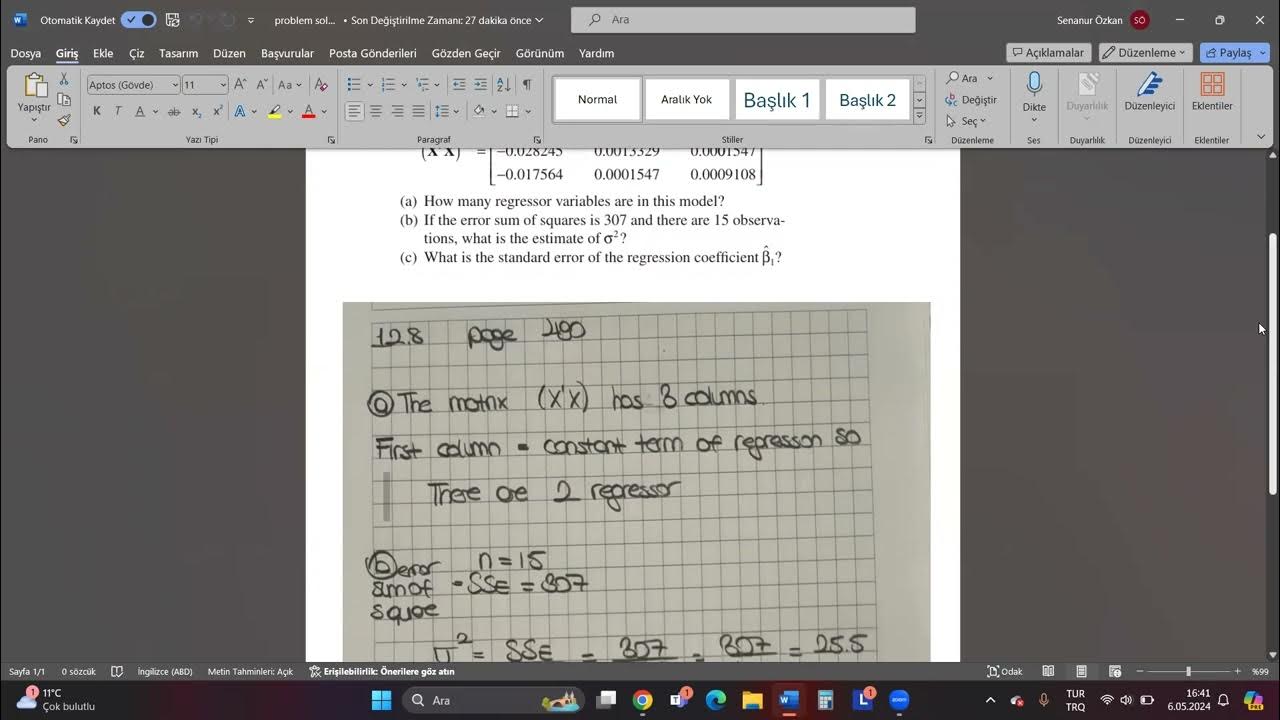 Problem solving week 11 - YouTube